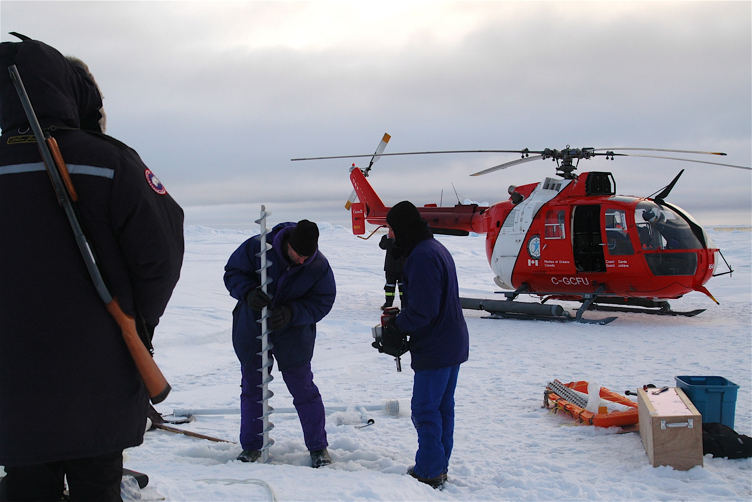 Photos: Ice Buoy Deployment (Amundsen) - October, 2007 ...